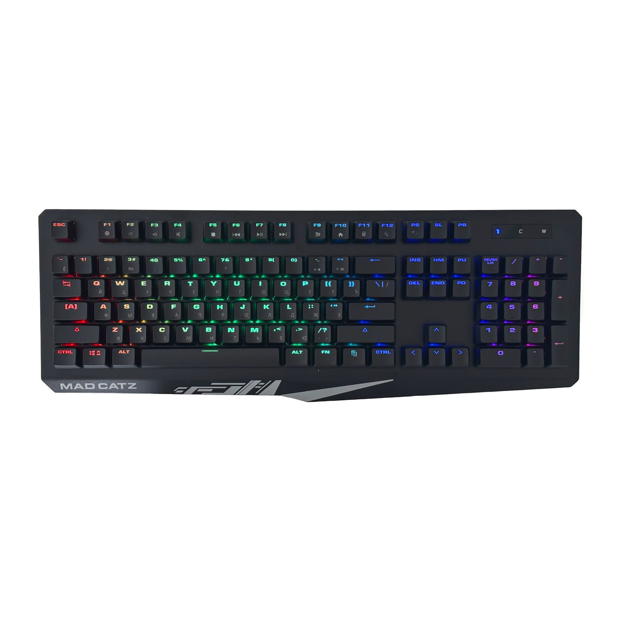 Mad Catz S. T. R. I. K. E.4 Игровая клавиатура механическая USB-A, RGB, черная