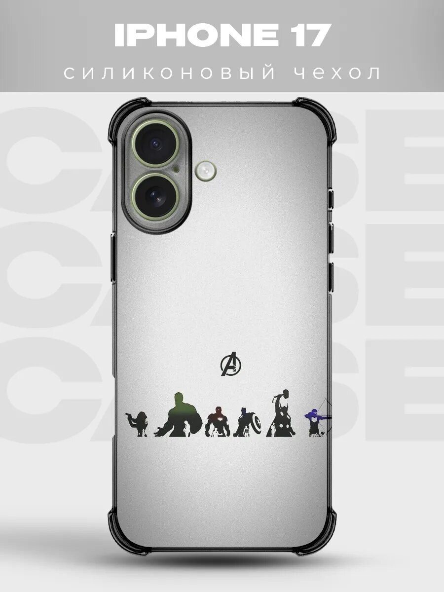 Чехол на iPhone 17 Мстители марвел avengers супергерои дум