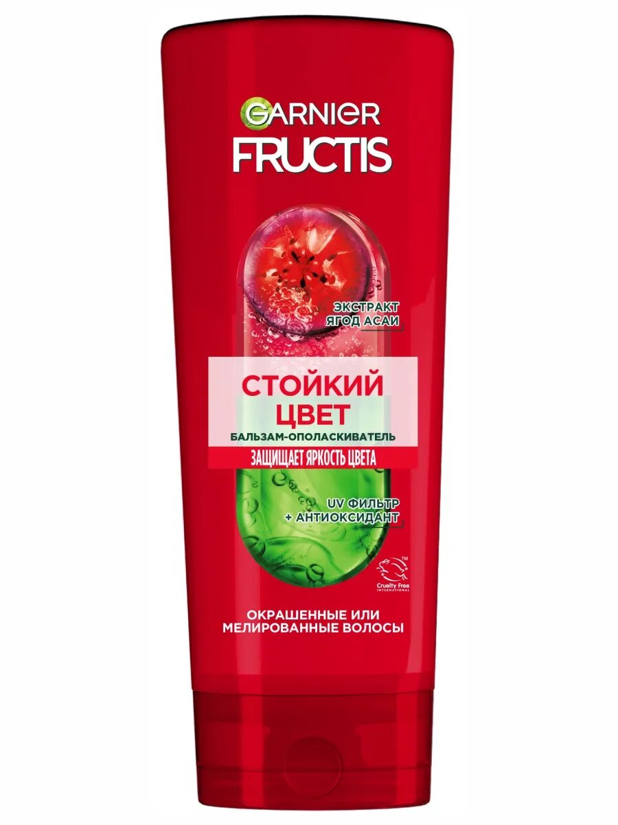 Бальзам для окрашенных волос Garnier Fructis Стойкий цвет 387мл