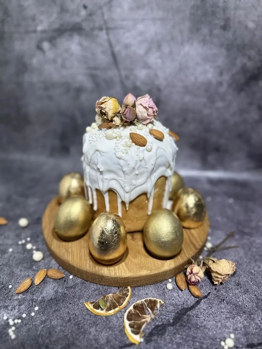 Пасхальная подставка для 10 яиц и кулича