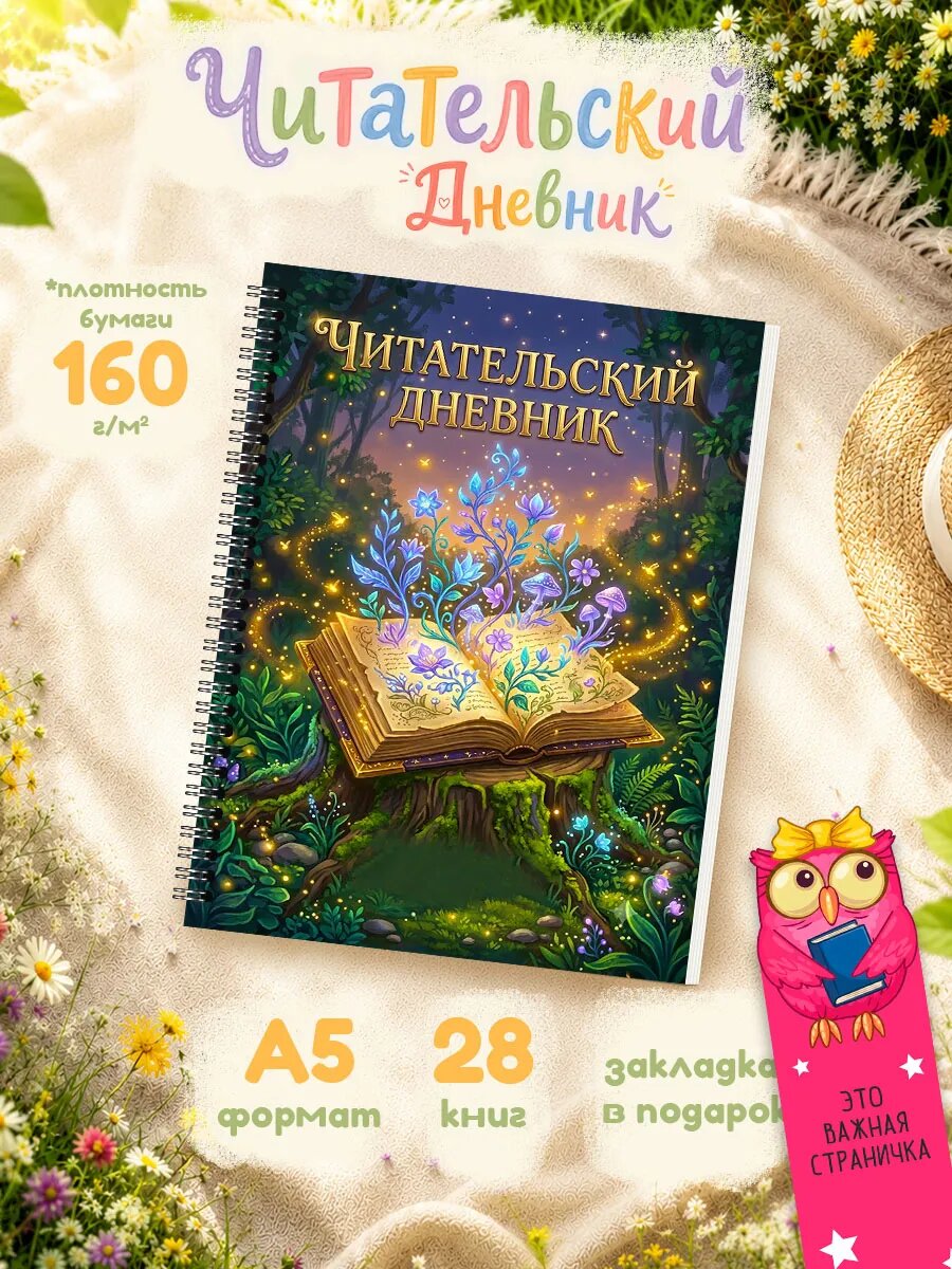 Читательский дневник 1 класс для девочки и мальчика на лето