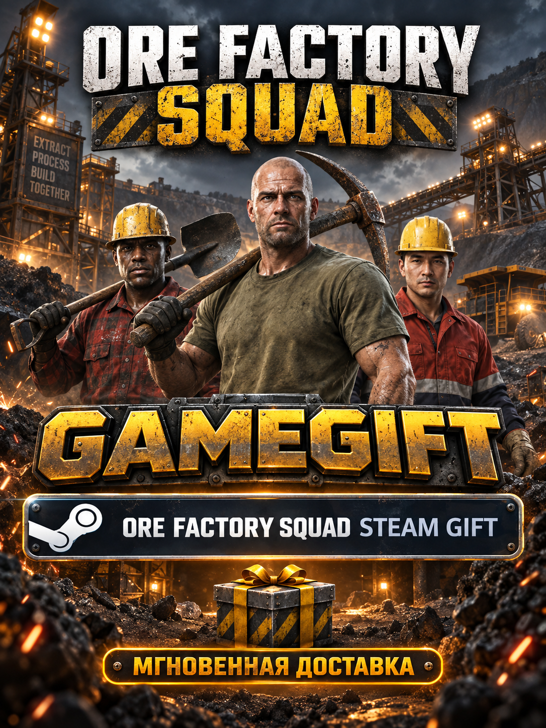 Игра Ore Factory Squad для STEAM ПК (PC) | Страна активации - Россия | Подарком на Ваш аккаунт | Автовыдача