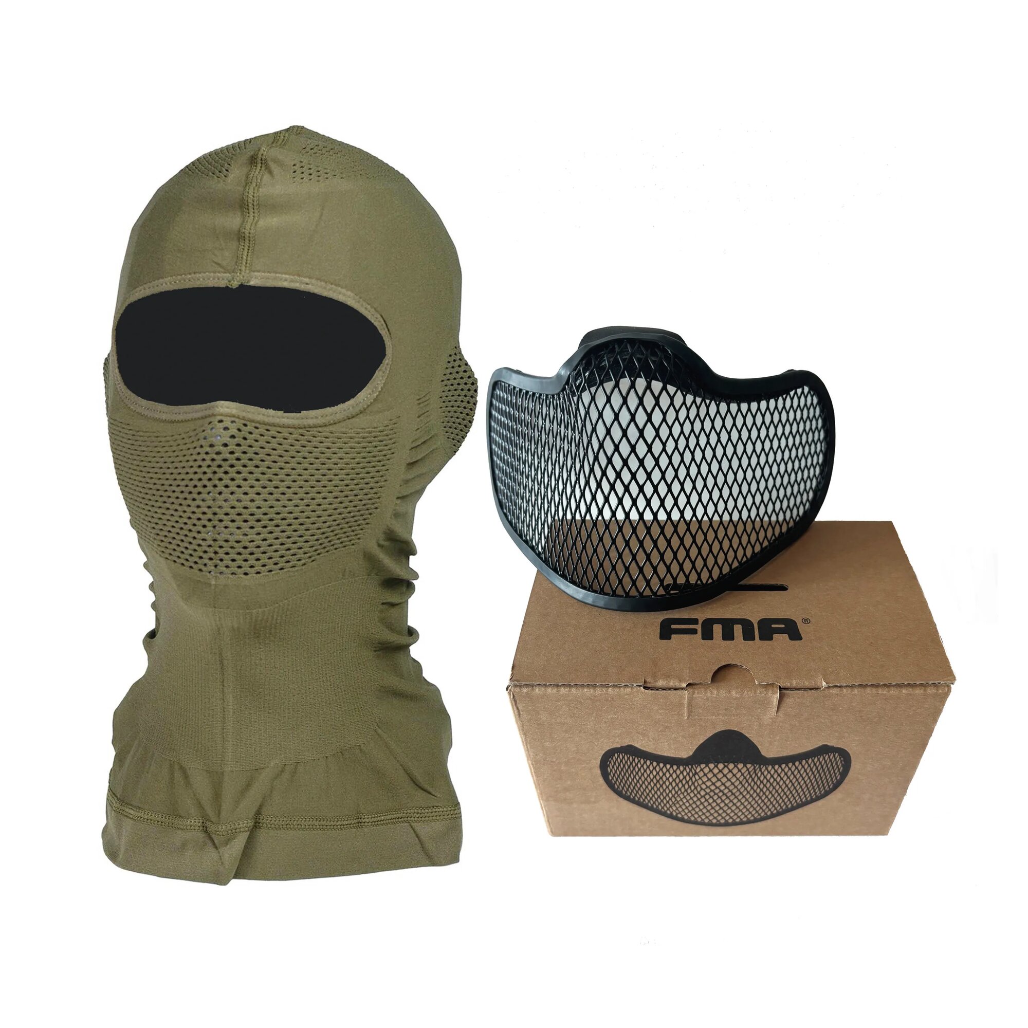Тактическая маска FMA, green combo