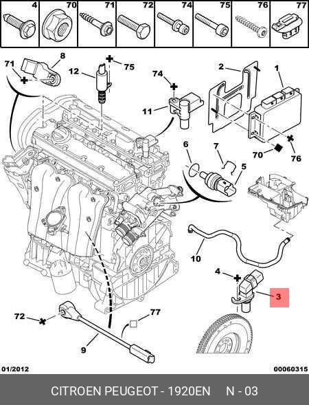 Датчик Положения К. в. citroen C4 I 2.0 04-11/C5 Ii 1.8,2.0,3.0 08-15 (Citroen/Peugeot 1920EN)