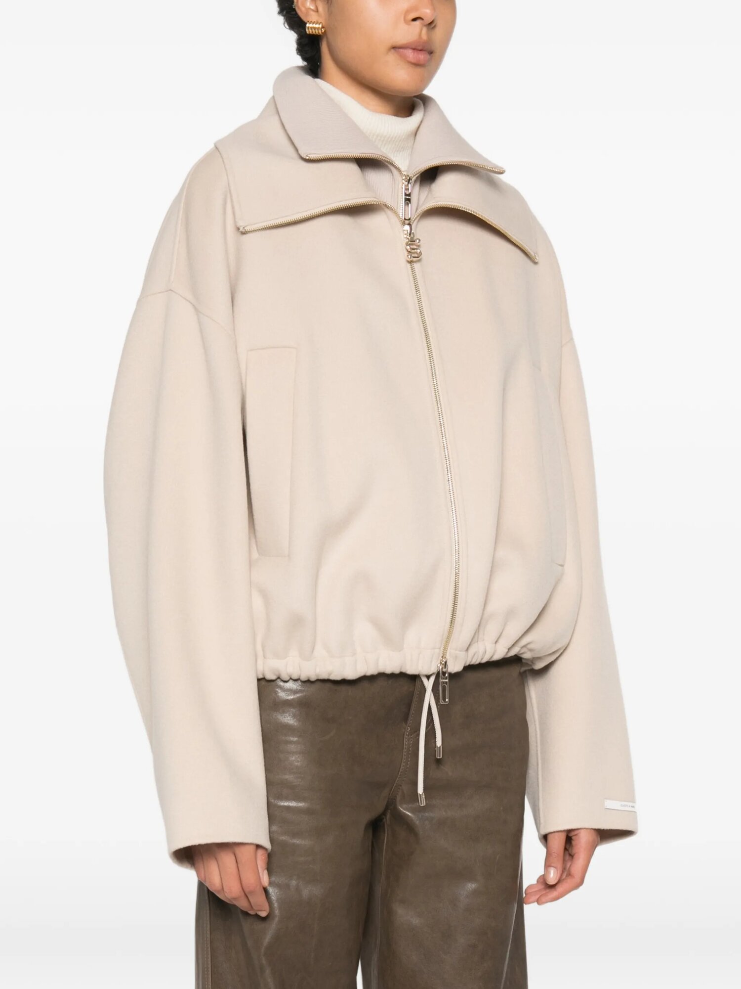 Куртка SPORTMAX Emiro drawstring-hem jacket, размер 40 — фото 1