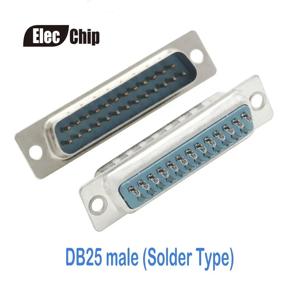 Разъемы DB9 DB15 DB25 DB37 Elec Chip синие 10 шт.