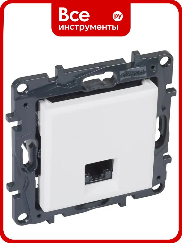 Розетка компьютерная Legrand STRUCTURA RJ45 кат.5Е UTP, белый 764300