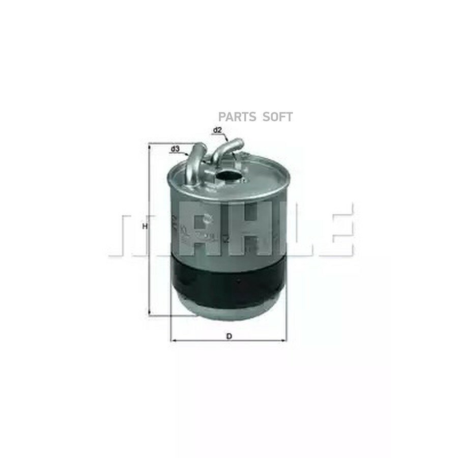 MAHLE KL2282D Фильтр топливный KL228/2D