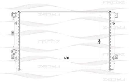 Радиатор охлаждения FREE-Z KK0209
