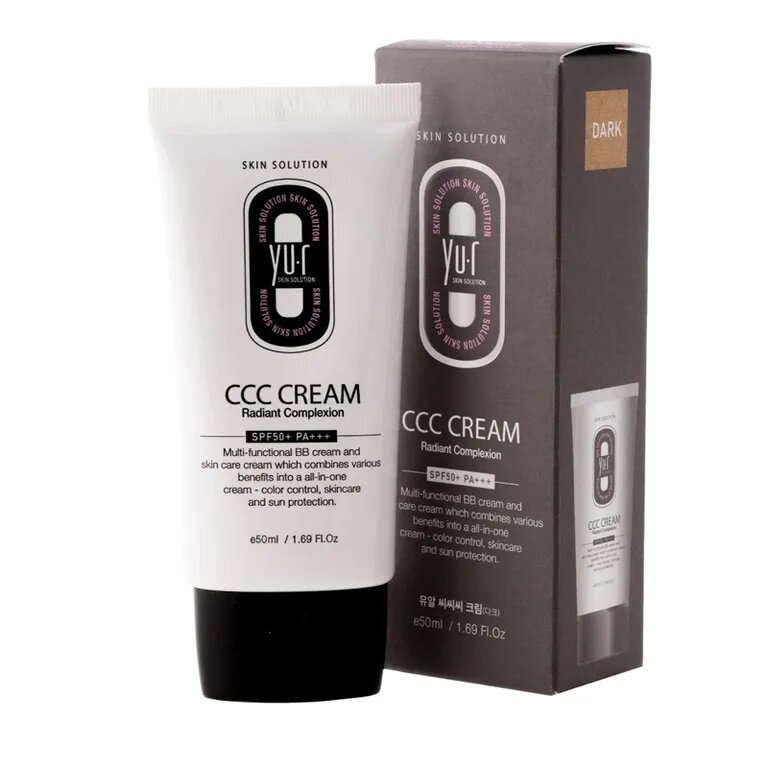 YU.R Корректирующий крем для лица ССС (Dark) 50 мл SPF50+ 50 мл