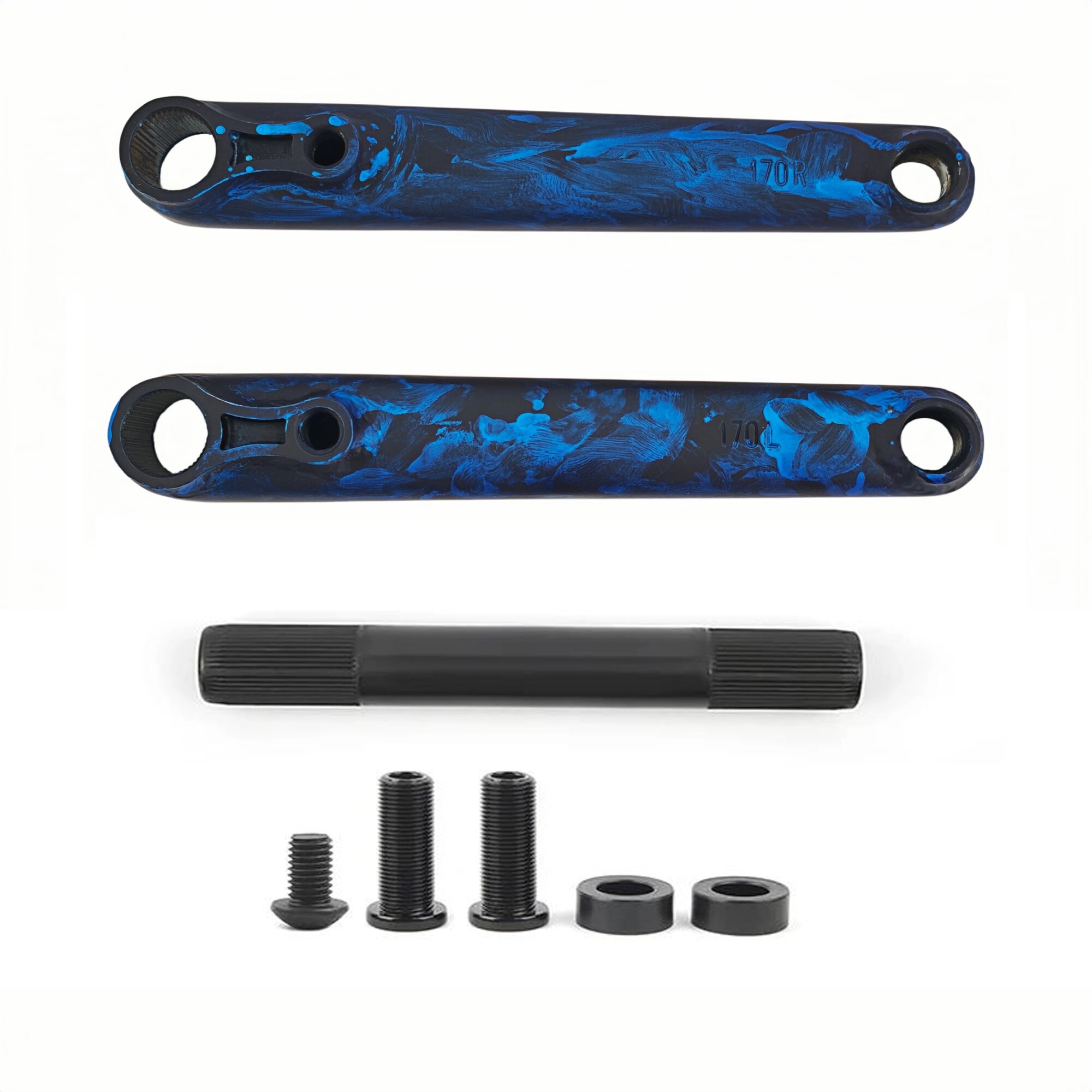 Шатуны Reale CRMO BMX 48T 170мм 14мм Синий, Black Blue