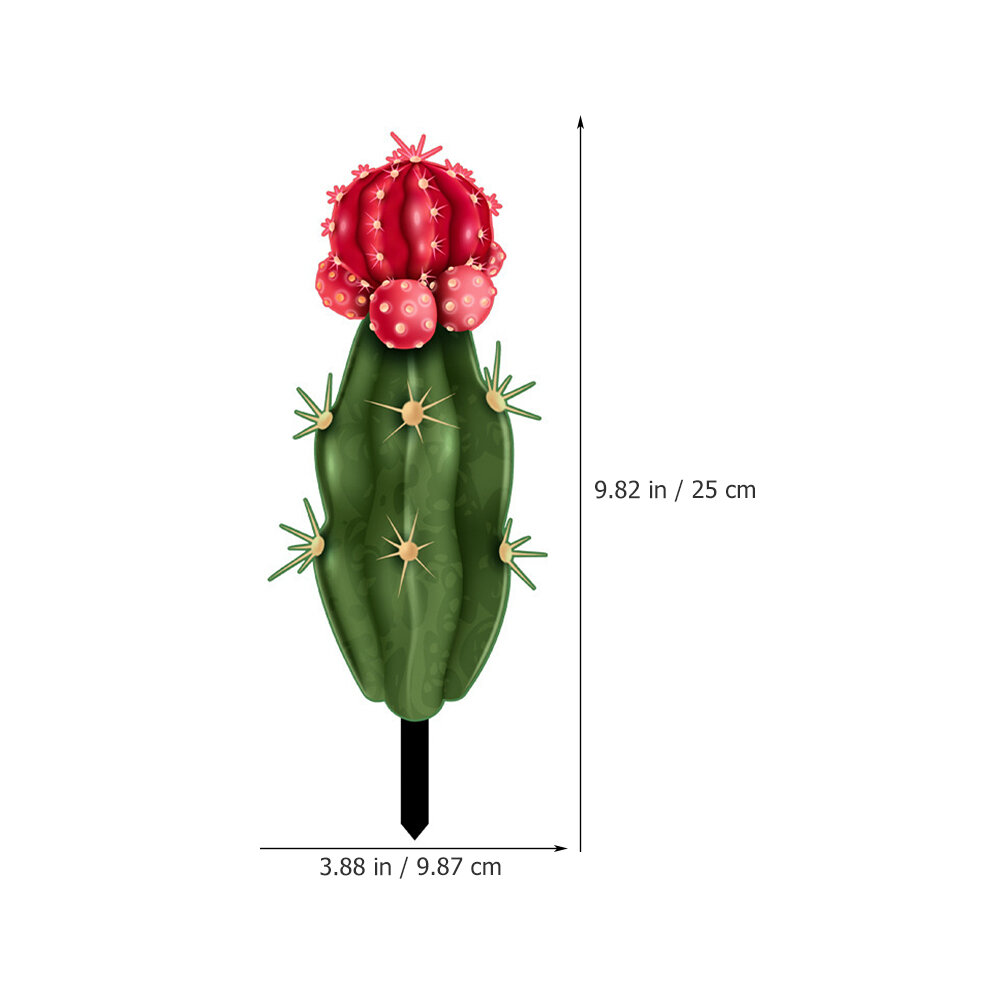 Декоративный Кактус Из Акрила Для Сада И Двора 25.00X9.87X0.30Cm