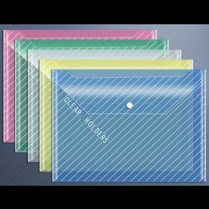 Пакеты для документов "Clear Holders", классический дизайн, материал ПП