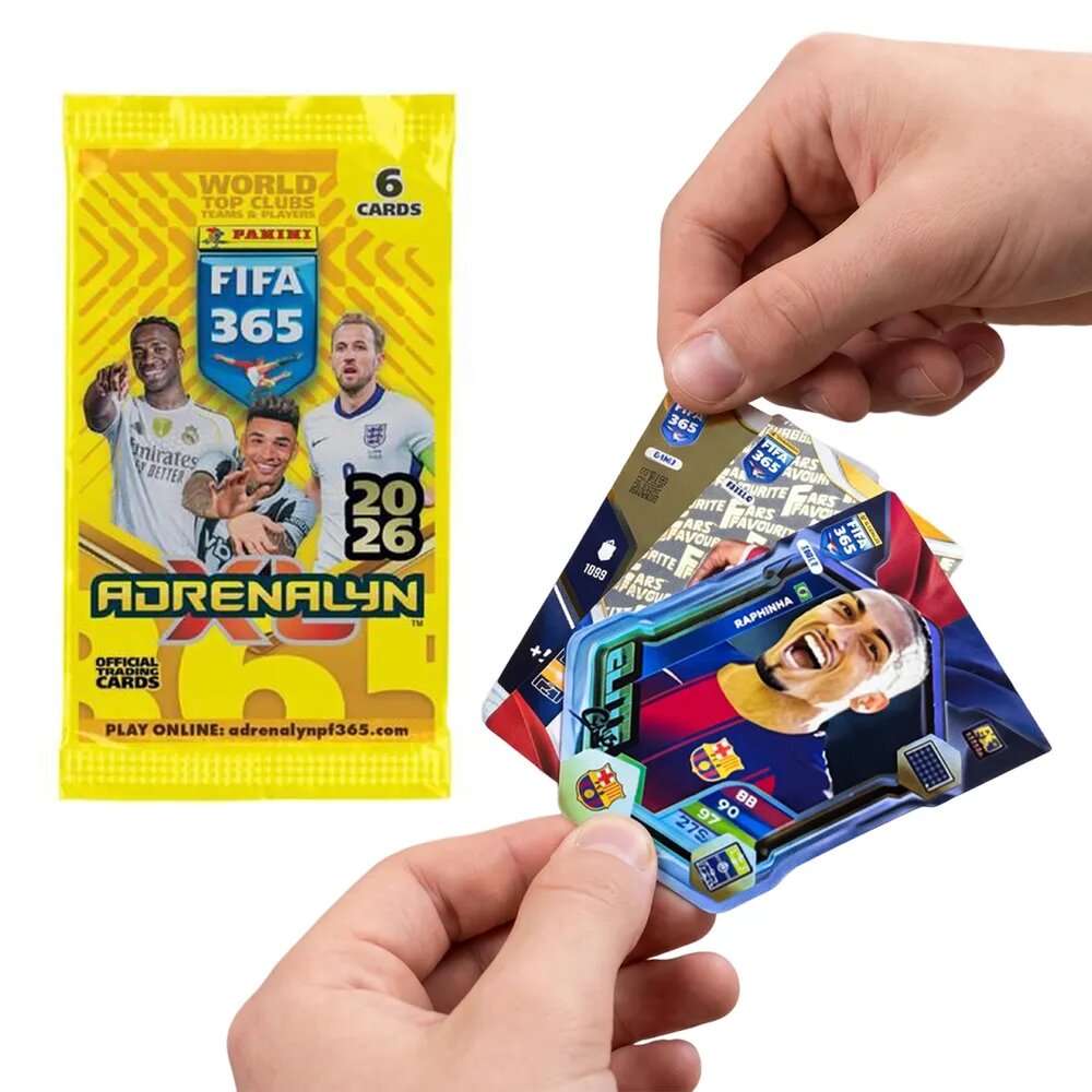 Футбольные карточки FIFA Чемпионат мира 2026, коллекционные, 6 шт. в упаковке