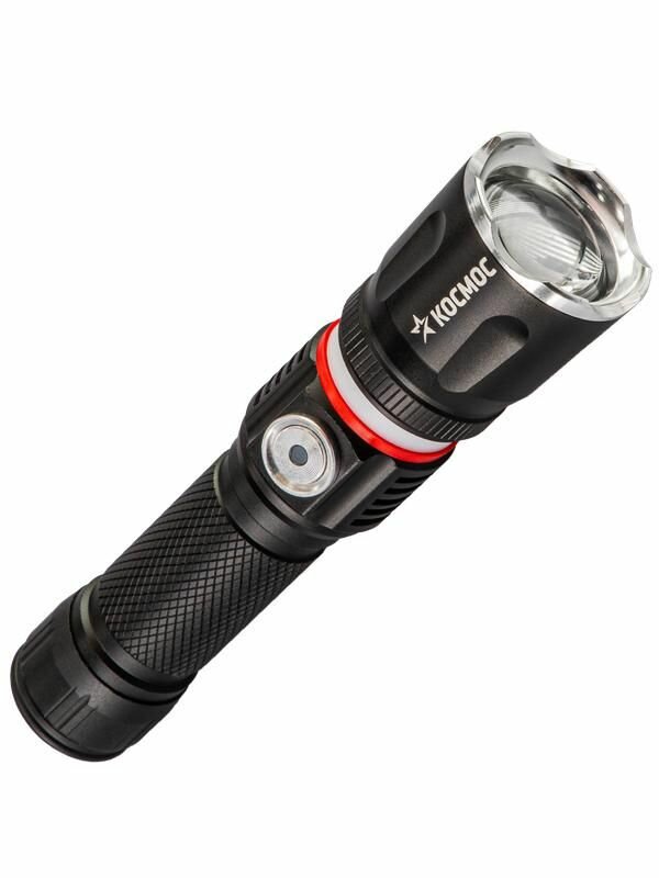 Фонарь ручной аккум. 4Вт T6LED/Li-ion18650 1200мА. ч алюм. Космос (KOC811Lit)