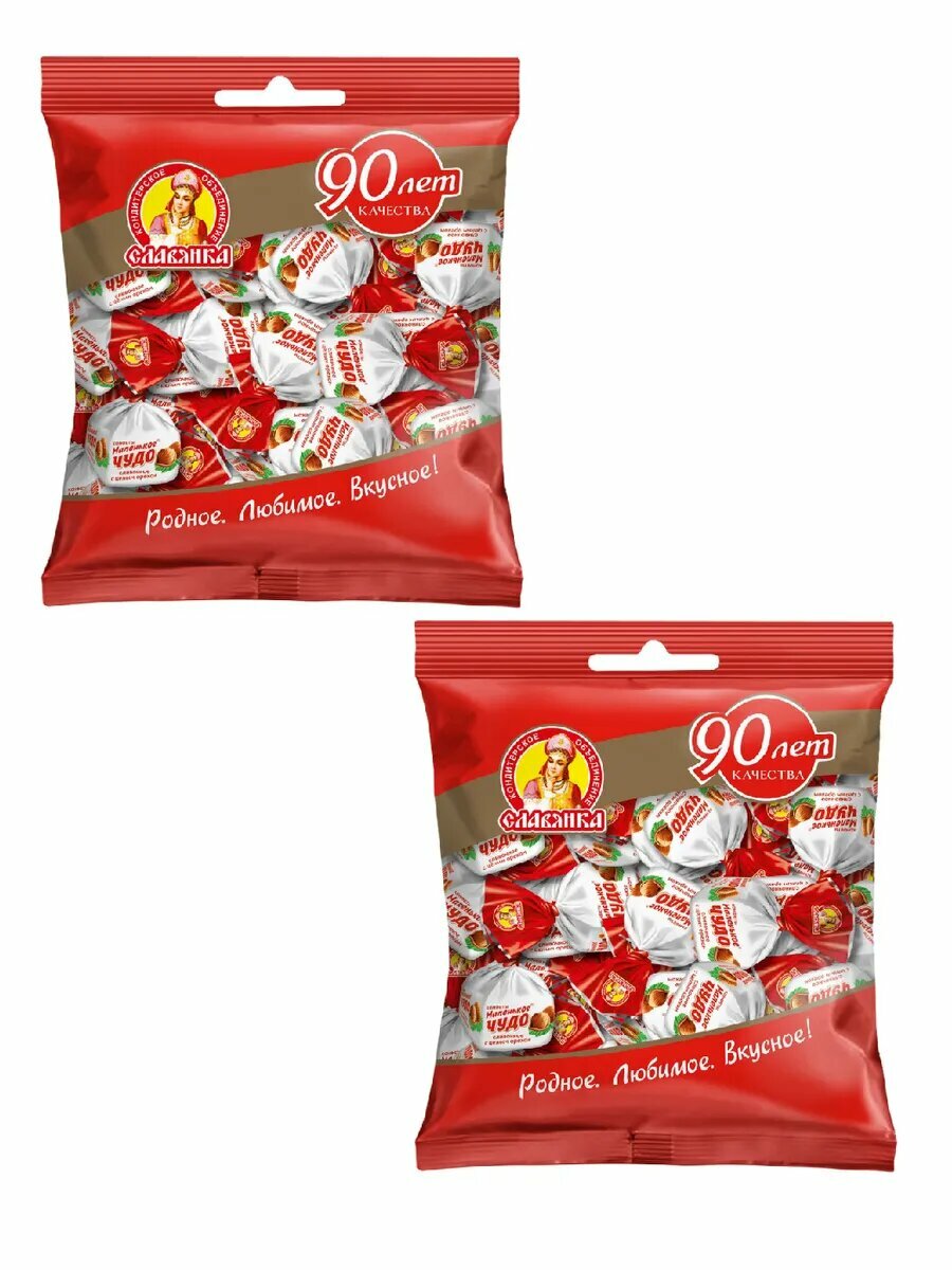 Славянка Конфеты Маленькое чудо, 206 г, 2 уп