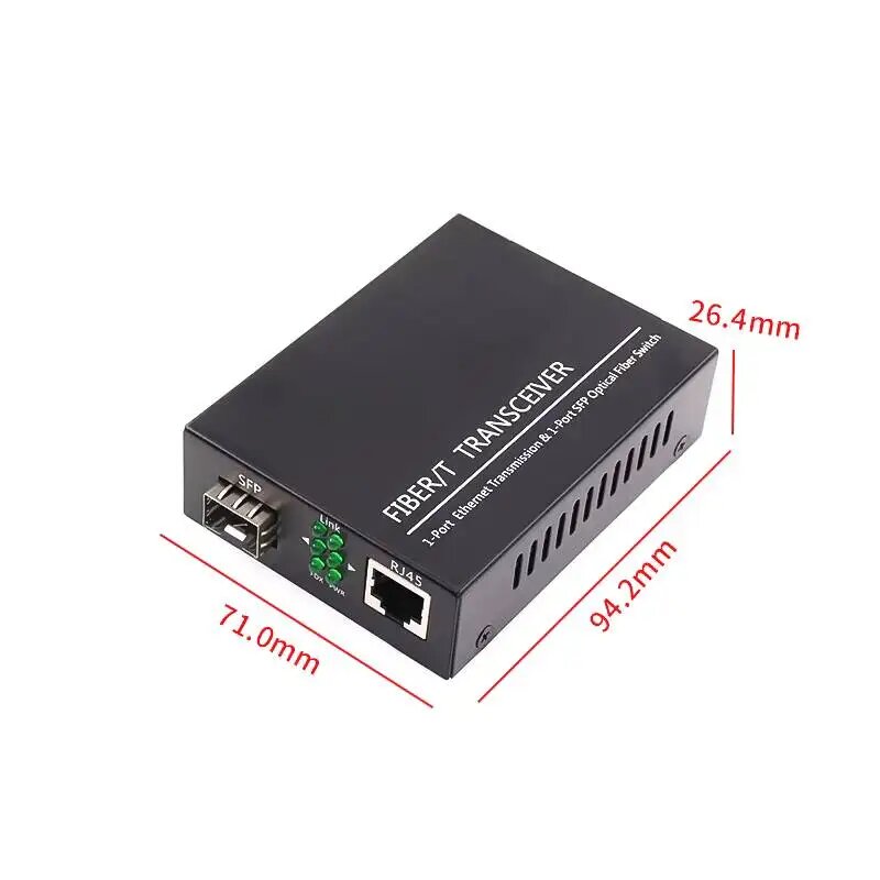 SFP-трансивер Gigabit для оптоволокна With Power