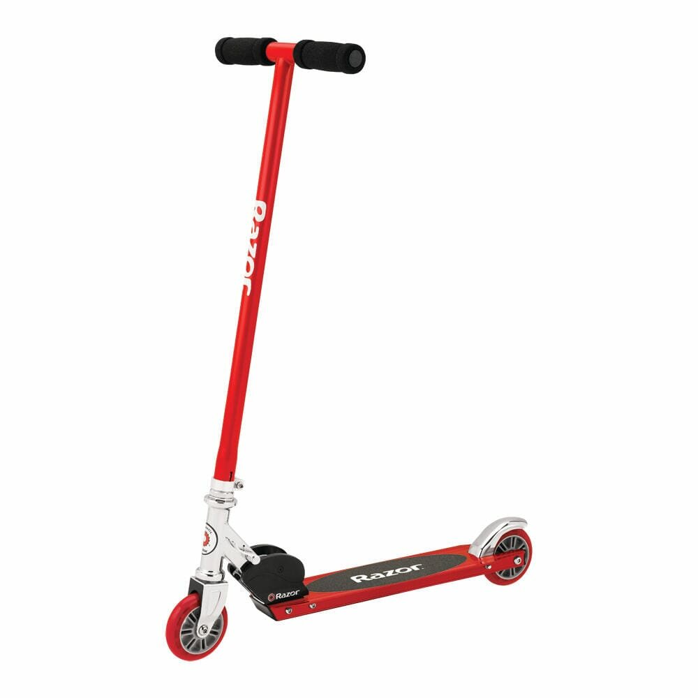 DECATHLON самокат Razor Sport S, красный, длина деки 44 см, ширина деки 9.2 см