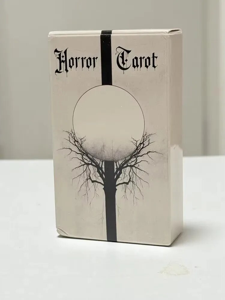 Gothic Horror Tarot Deck Серый, white