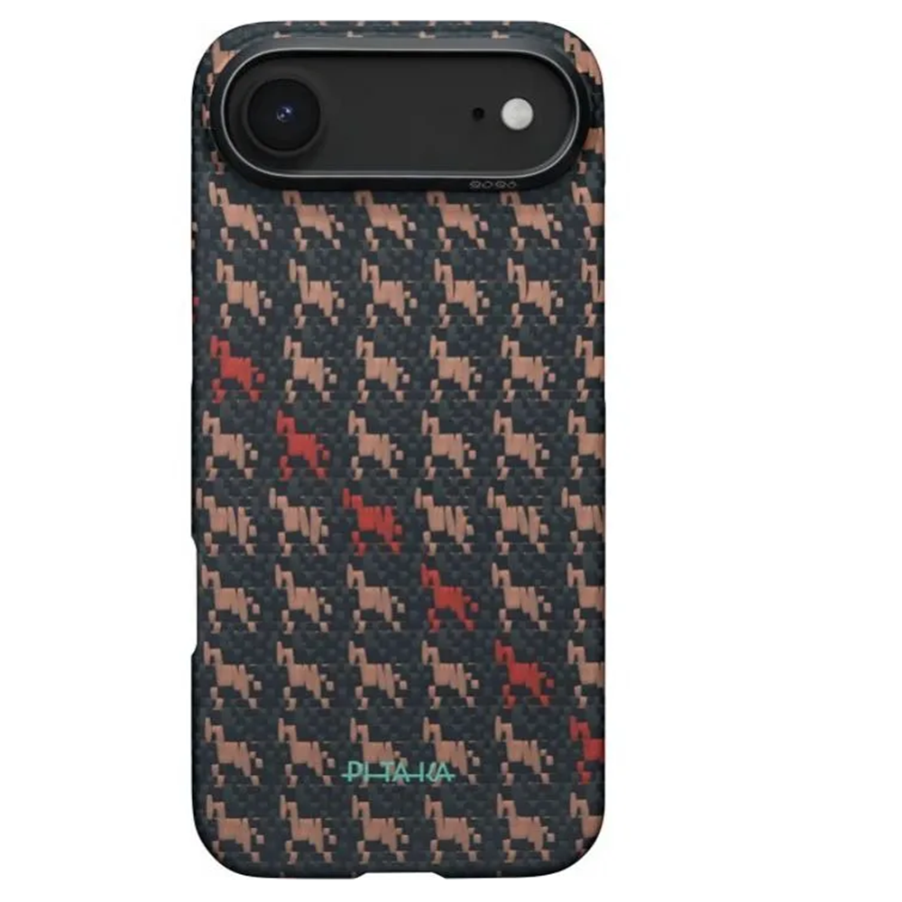Чехол Pitaka Ультра-тонкий Happiness Rides для iPhone 17 Air, черный / HR1707A