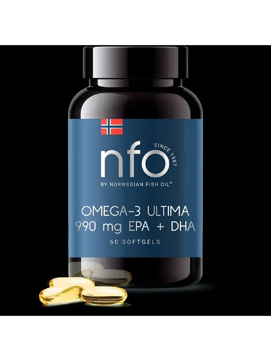 NFO омега-3 ультима 60 шт. капсулы массой 1600 мг