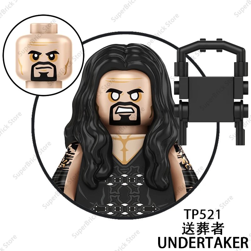 CyunSing мини-фигурки WWE Wild Gladiator ROCK, Big Show, Джон Кена Черный, Without Box