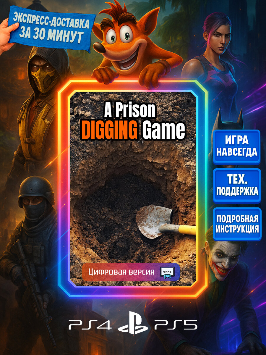 A Prison Digging Game PS4/PS5 | Моментальная доставка | Английский язык | Симуляторы