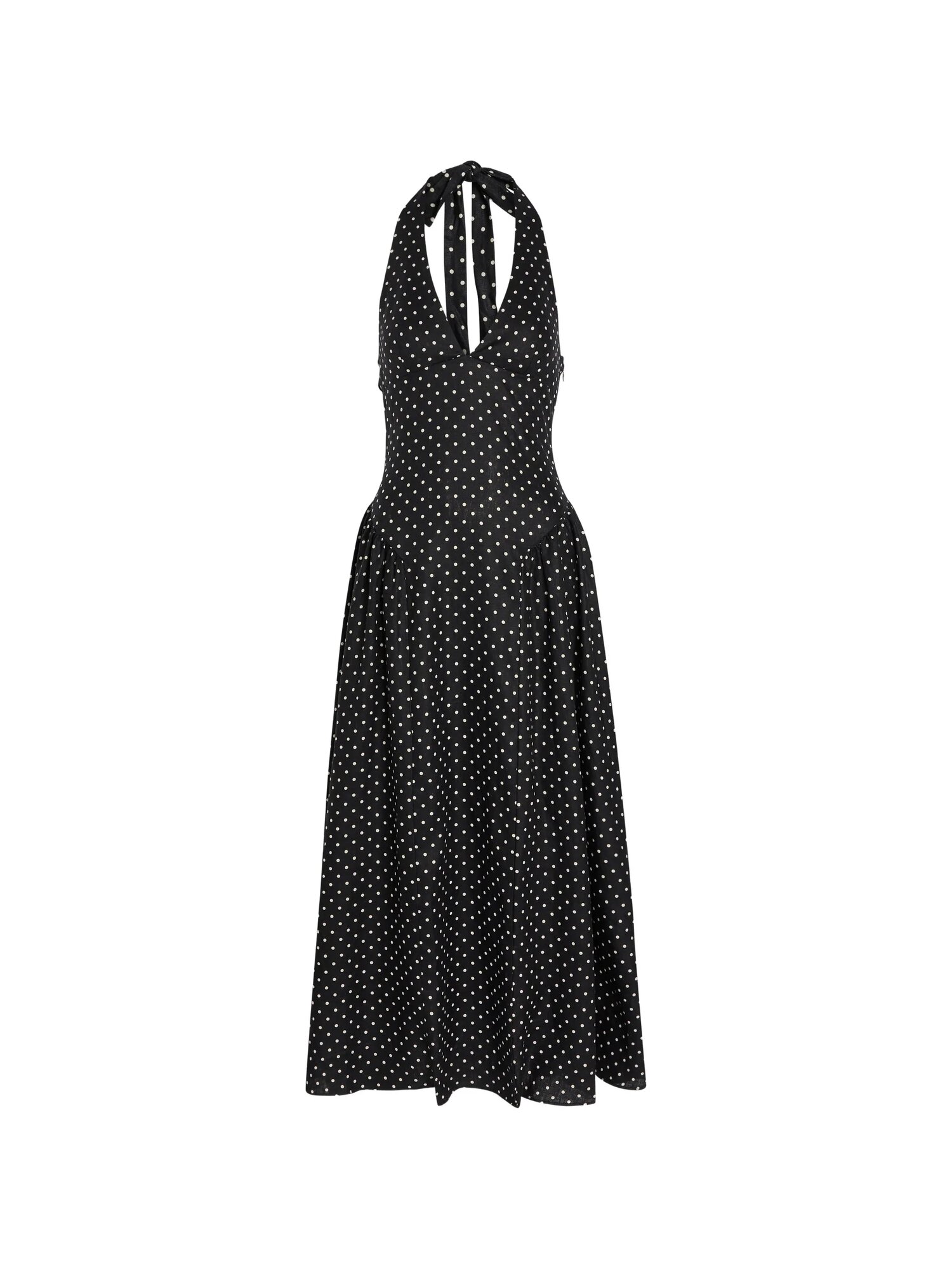 Платье La Cala polka-dot midi dress