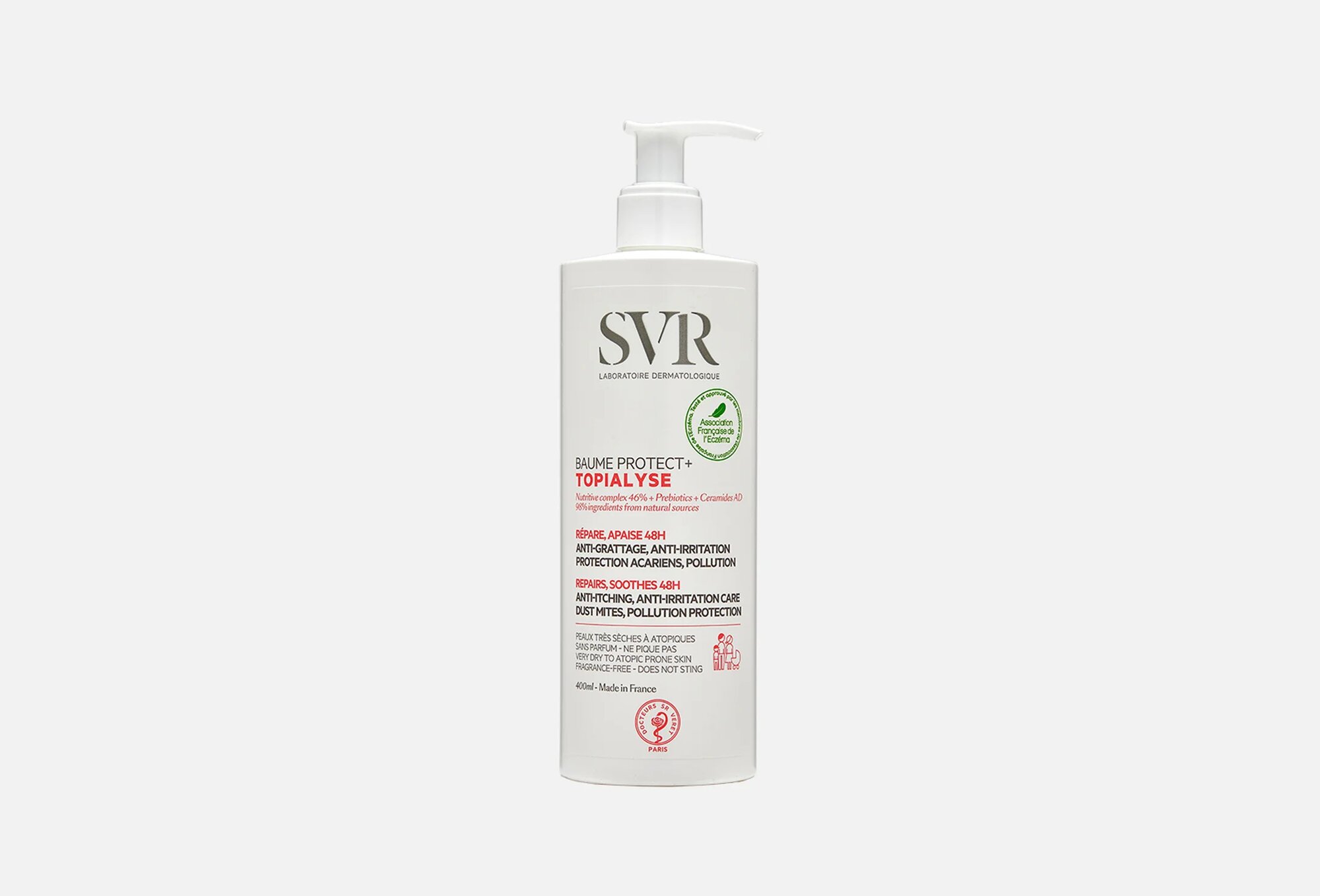 SVR BAUME PROTECT+ Защитный и успокаивающий бальзам для лица и тела 400мл