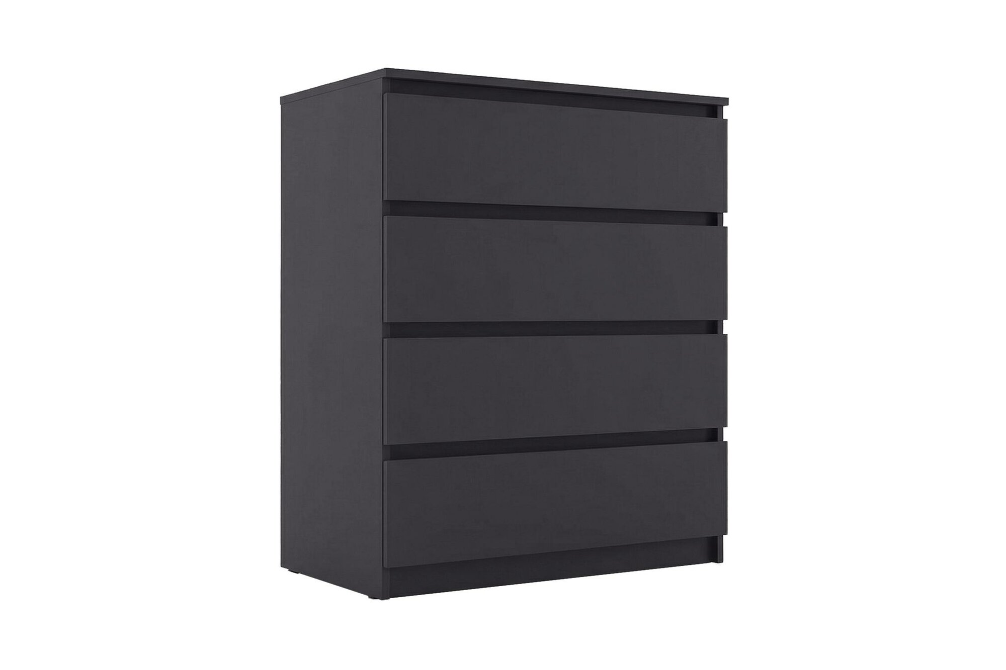 Комод для одежды Нонтон Вега Люкс, 98x46.6x82.8x см, 4 ящика, Графит