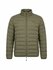 Куртка EA7 EMPORIO ARMANI Quilted logo-patch jacket, размер 46, зеленый,