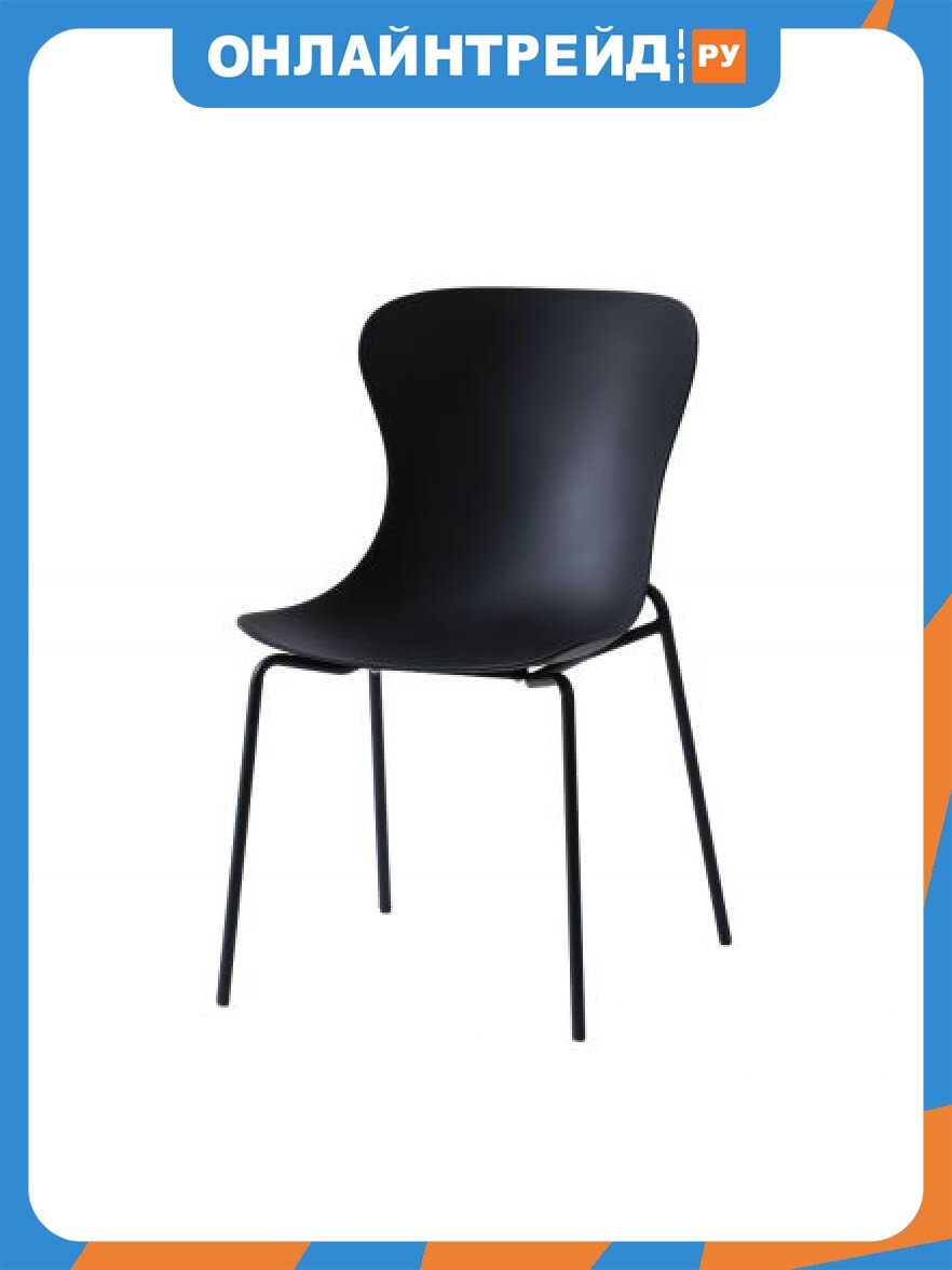 Стул обеденный Stool Group Shaya, пластик черный