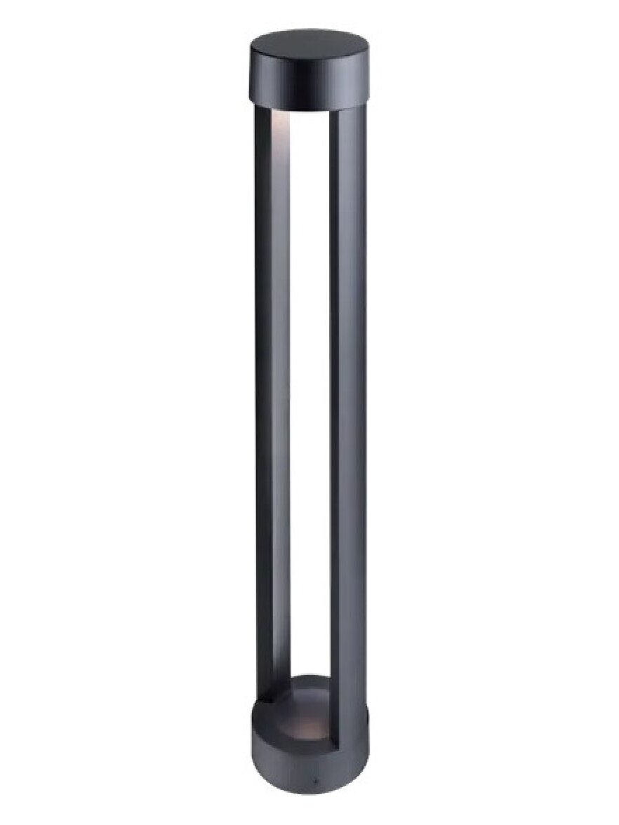 Ландшафтный светильник Foton Lighting FOTON FL-LED GardenPipe-BL012-600 12W 4000К D90*600мм BK IP65 - LED столб. сад. парк. алюмин.