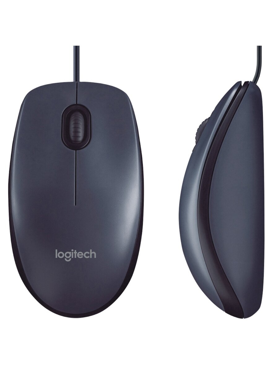Мышь Logitech B100 Optical USB (910-003357) — фото 1