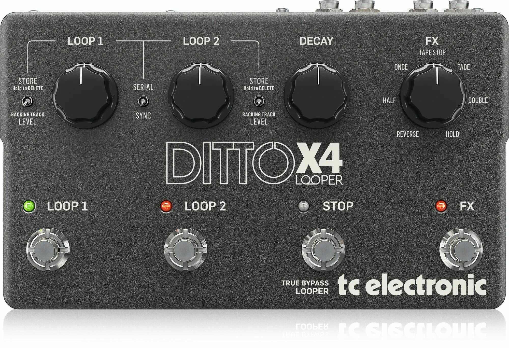 Педаль эффектов для электрогитары TC Electronic Ditto x4 Looper