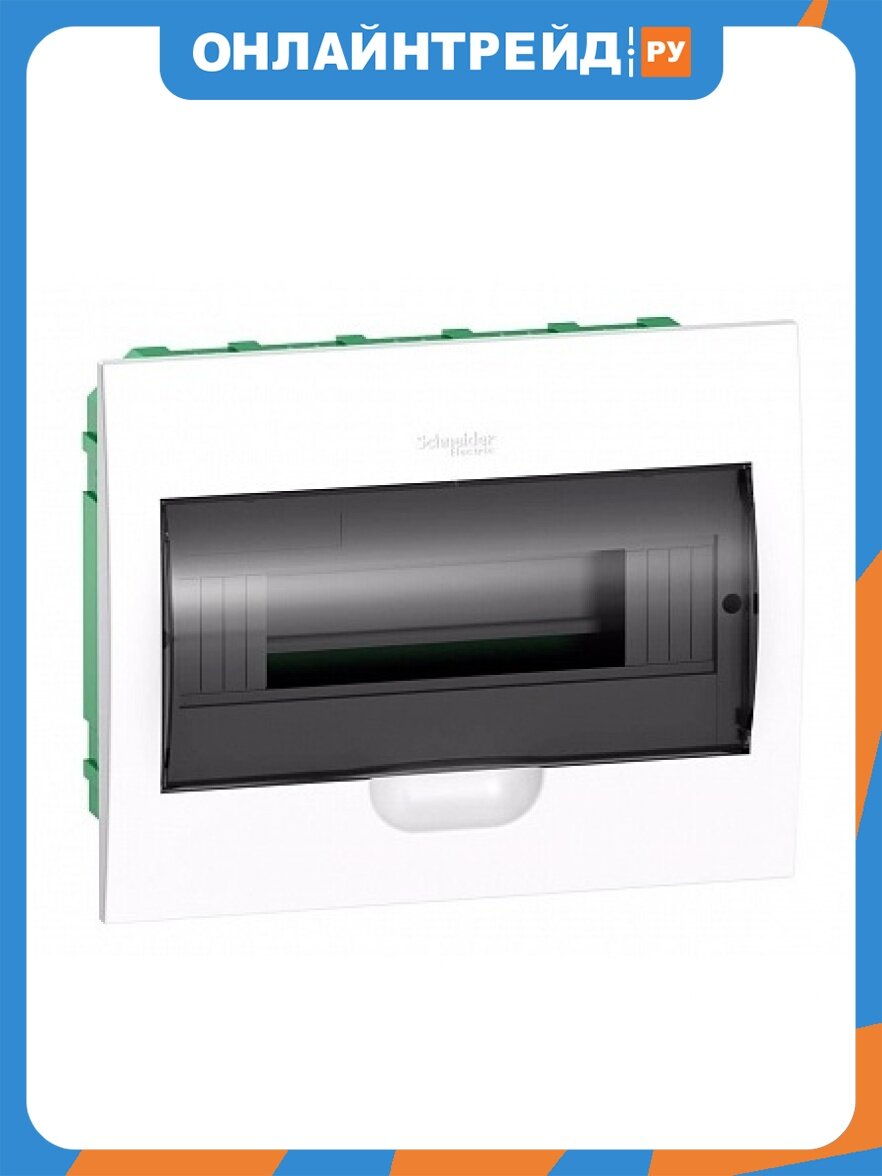 Бокс СП Systeme Electric (schneider Electric) SCHNEIDER ELECTRIC EASY 9 встраив. с прозр. дверью 1ряд 12мод. SchE EZ9E112S2FRU