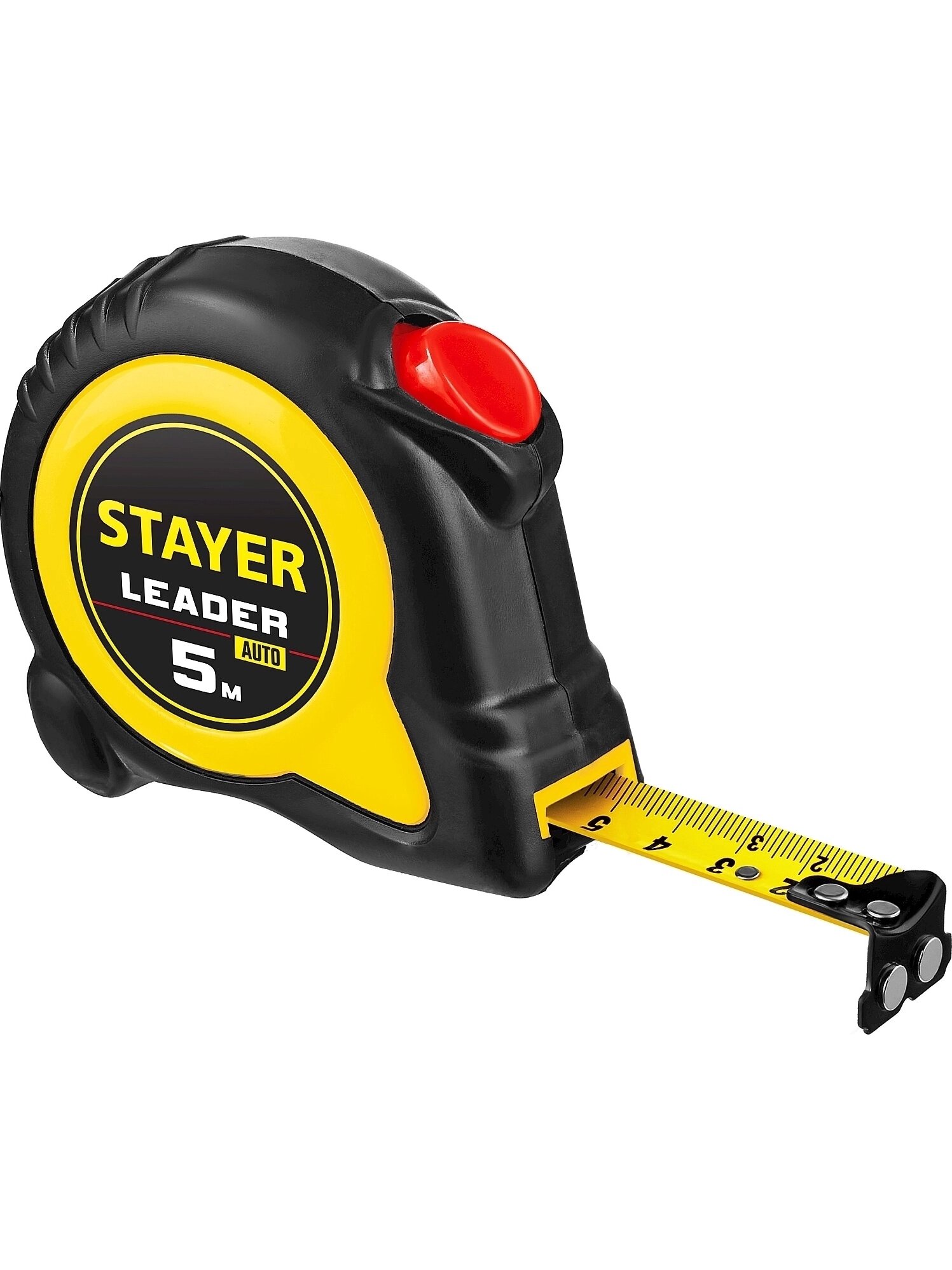 Рулетка с автостопом Professional STAYER Leader 5 м х 25 мм