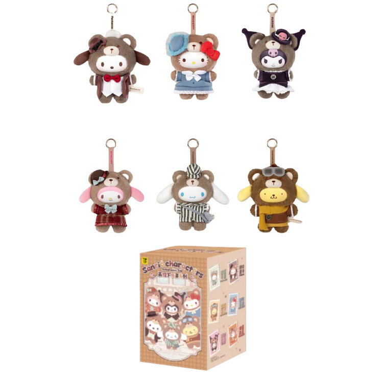 TOP TOY x Sanrio British Afternoon Tea Collection виниловая плюшевая игрушка-сюрприз, унисекс, Single Mystery Box (Random Pick)