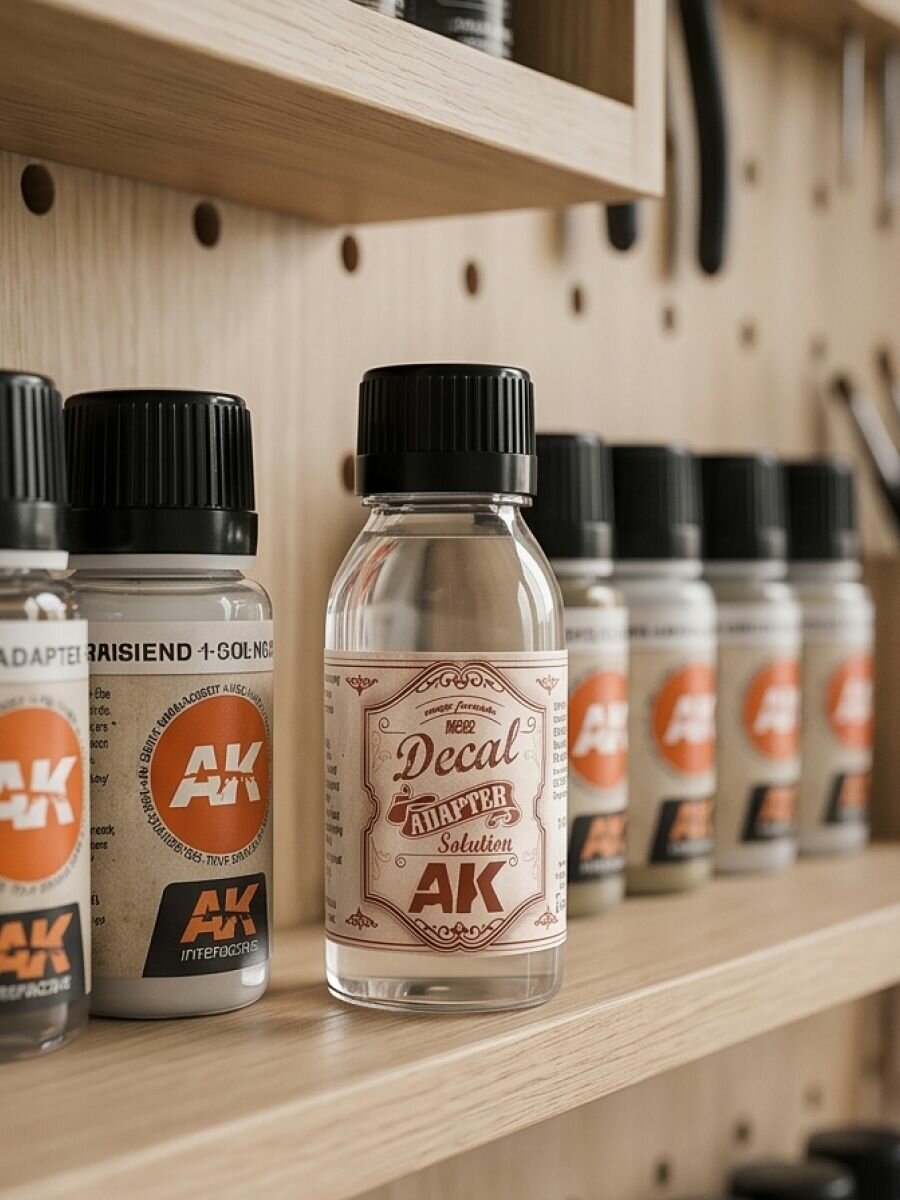 Жидкость для усадки декалей AK Interactive Decal Adapter Solution 100ml — фото 1