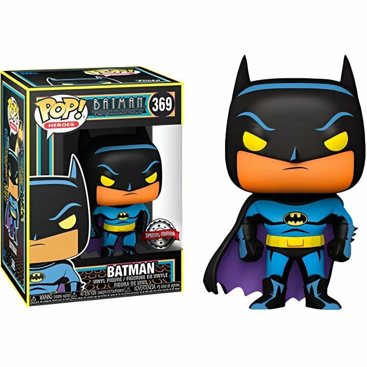 Фигурка унисекс Funko Pop! Batman, Black Light Glow Hot Topic Exclusive #369