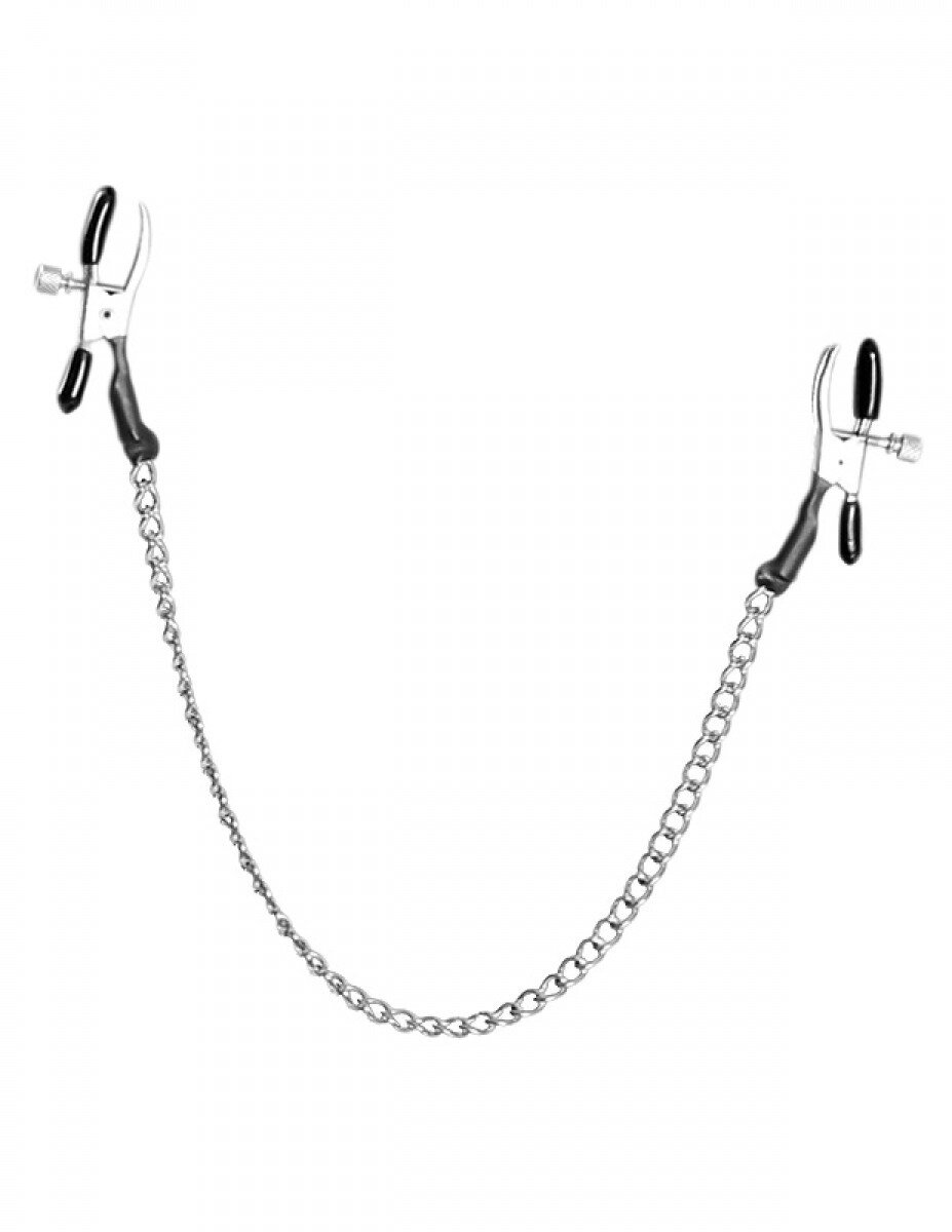 Зажимы на соски с цепочкой Alligator Nipple Clamps