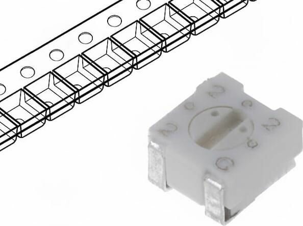BOURNS 3313J-1-102E Потенциометр монтажный, однооборотный, 1кОм, 125мВт, SMD, 20%, 1шт