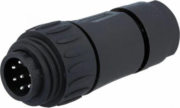 AMPHENOL C016 30H006 110 12 Разъем: круглый; вилка; на провод; PIN: 7; "папа"; пайка; IP65, IP67, 1шт