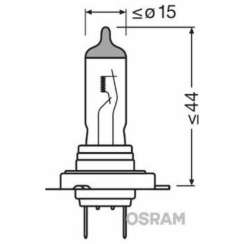 Автолампа night breaker silver h7 64210nbs-2hb 55w 12v px26d5x2trqr2b osram Osram 64210NBS2HB