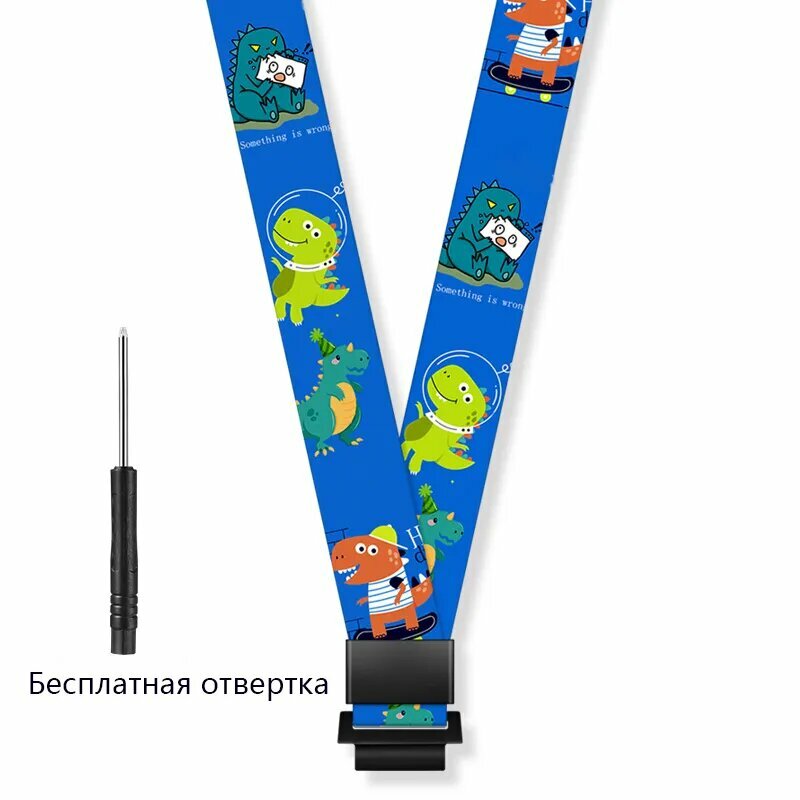 Мультфильм принт шнурок, подходящий для детских часов Huawei kids 4 Pro/kids 5