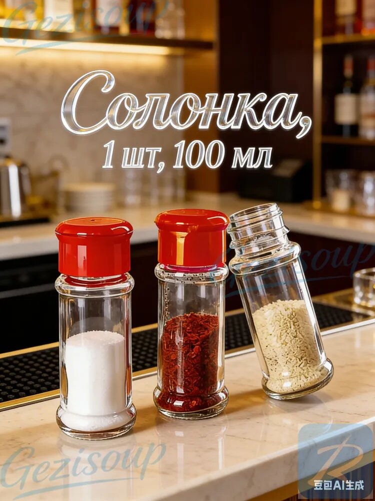 Банка для сыпучих продуктов, 100 мл, 1 шт