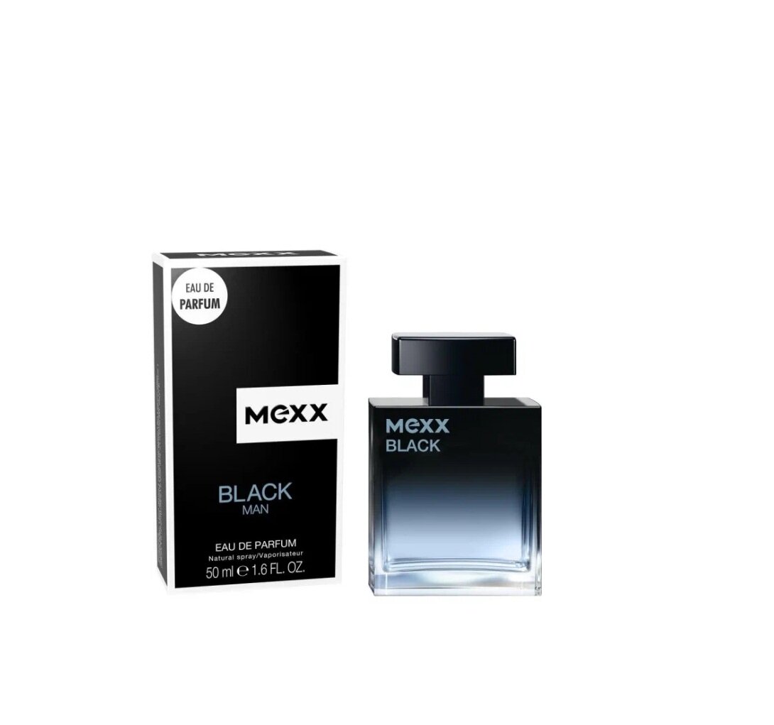 Mexx Black for Him 50 мл парфюмерная вода для мужчин, древесные, фужерные