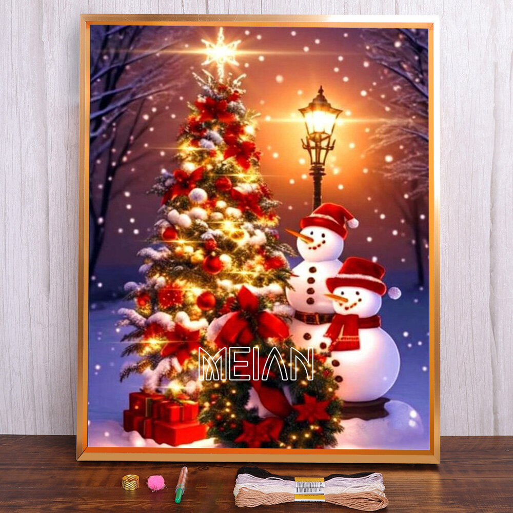 MEIAN Набор для вышивания,30x40CM,11CT,40 цветов