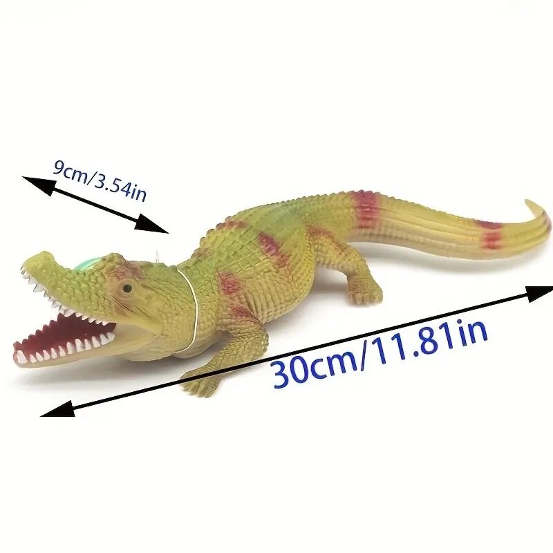 Крокодил игрушка,30CM, желтый