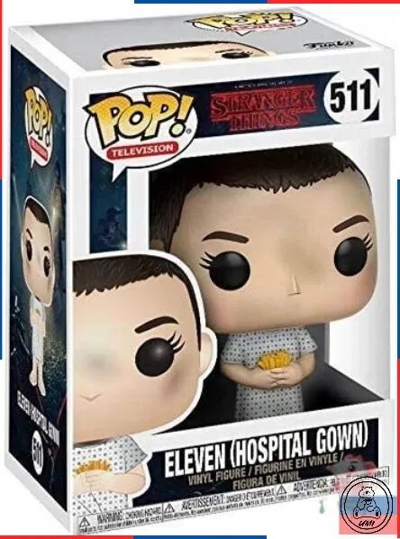 Фигурка Funko Pop! Stranger Things Eleven (Hospital Gown) #511, Винил, 1 шт. — фото 1
